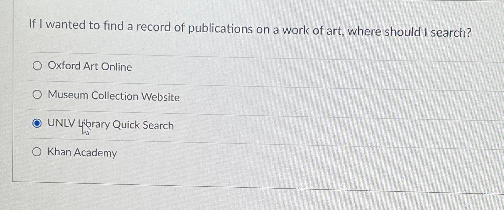 Solved If I wanted to find a record of publications on a | Chegg.com