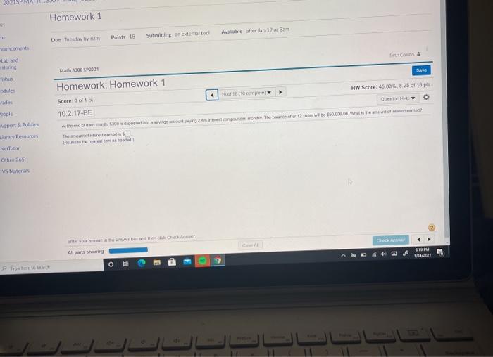 Solved 202 Homework 1 Available Wfter on 19 atam Due Tuesday | Chegg.com