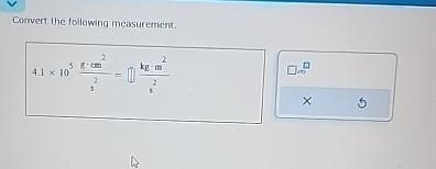 Solved Convert the following measurement: | Chegg.com