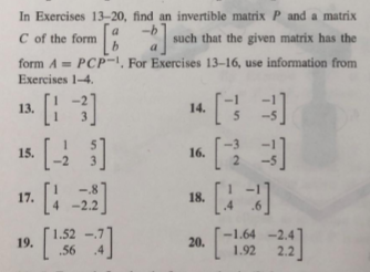 Solve both problems clearly. find an invertible | Chegg.com