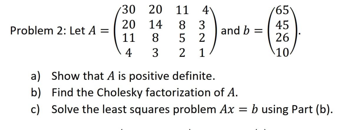 Solved Problem 2: Let | Chegg.com