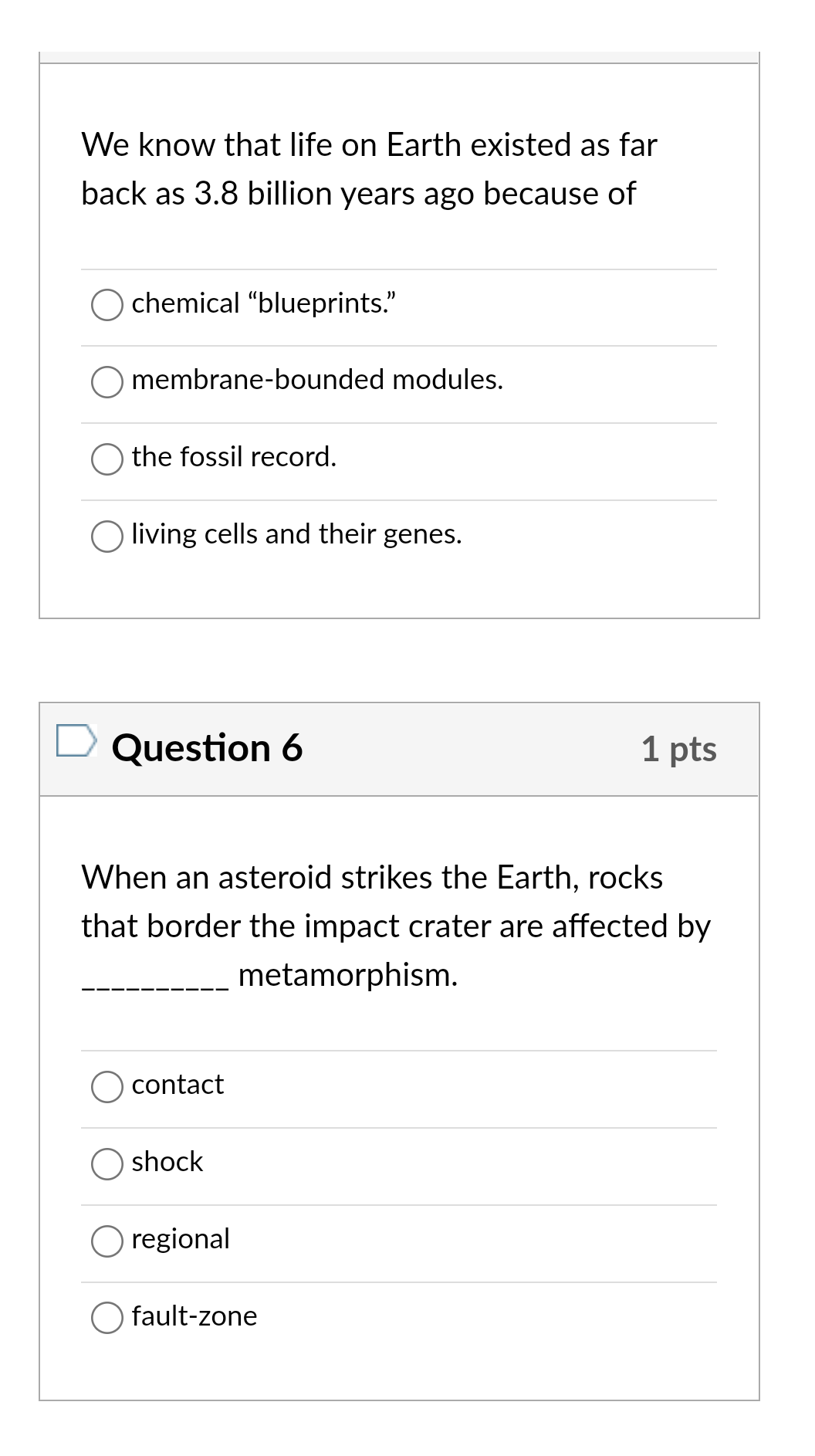 Solved We Know That Life On Earth Existed As Far Back As 3 8 Chegg