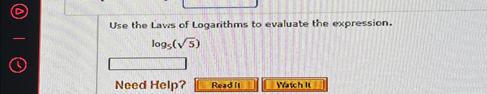 Solved Use the Laws of Logarithms to evaluate the | Chegg.com