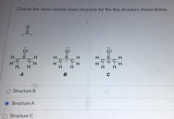 Solved 0-4 гсн Choose the most correct Lewis structure for | Chegg.com