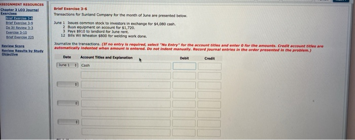 Solved ASSIGNMENT RESOURCES Chapter 3 LO3 Journal Exercises | Chegg.com