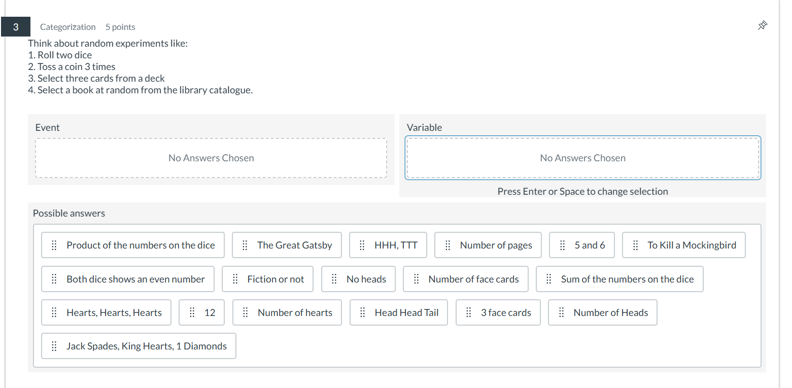 Solved Think about random experiments like:1. ﻿Roll two | Chegg.com