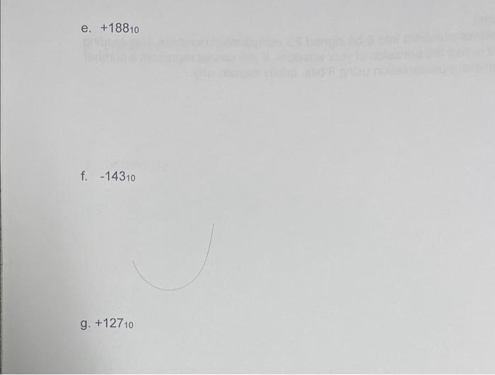 Solved Problem 5 (7 points) Convert these decimal numbers | Chegg.com