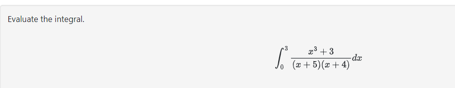 Solved Evaluate the integral. Using Partial Fraction | Chegg.com