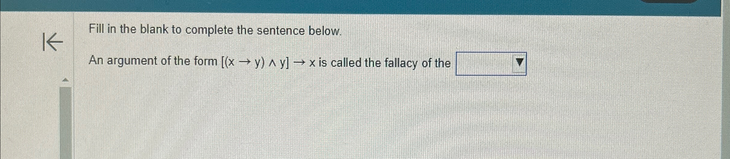 Solved Fill in the blank to complete the sentence below.An | Chegg.com