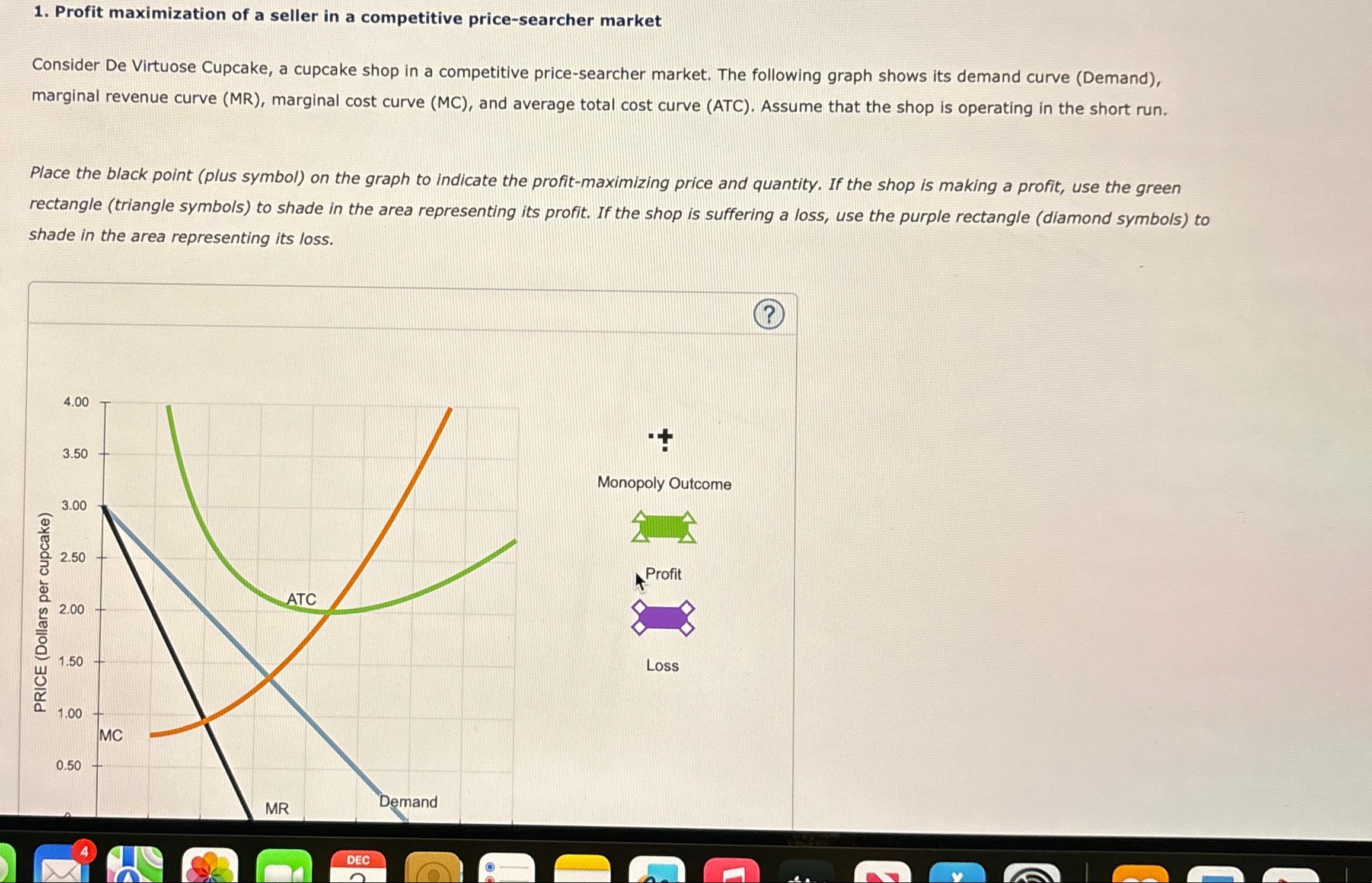 Profit maximization of a seller in a competitive | Chegg.com