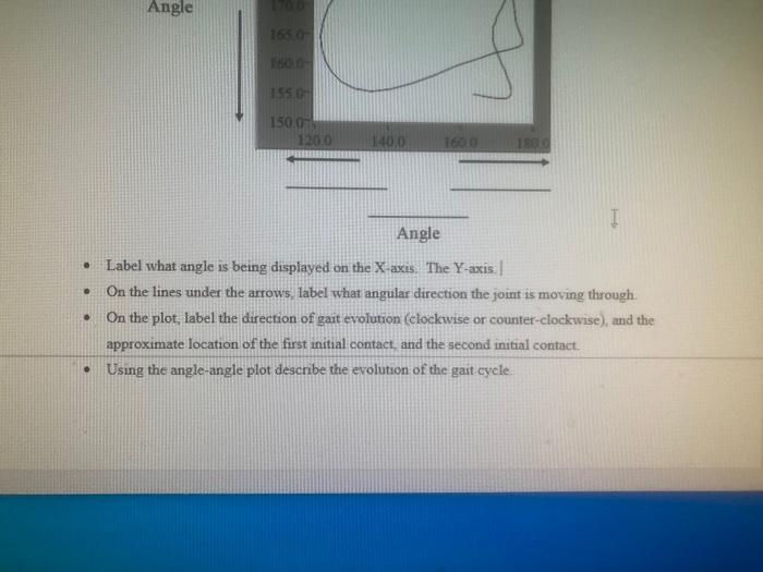 Solved Partl Angle-Angle Plots • Angle angle plot of hip | Chegg.com