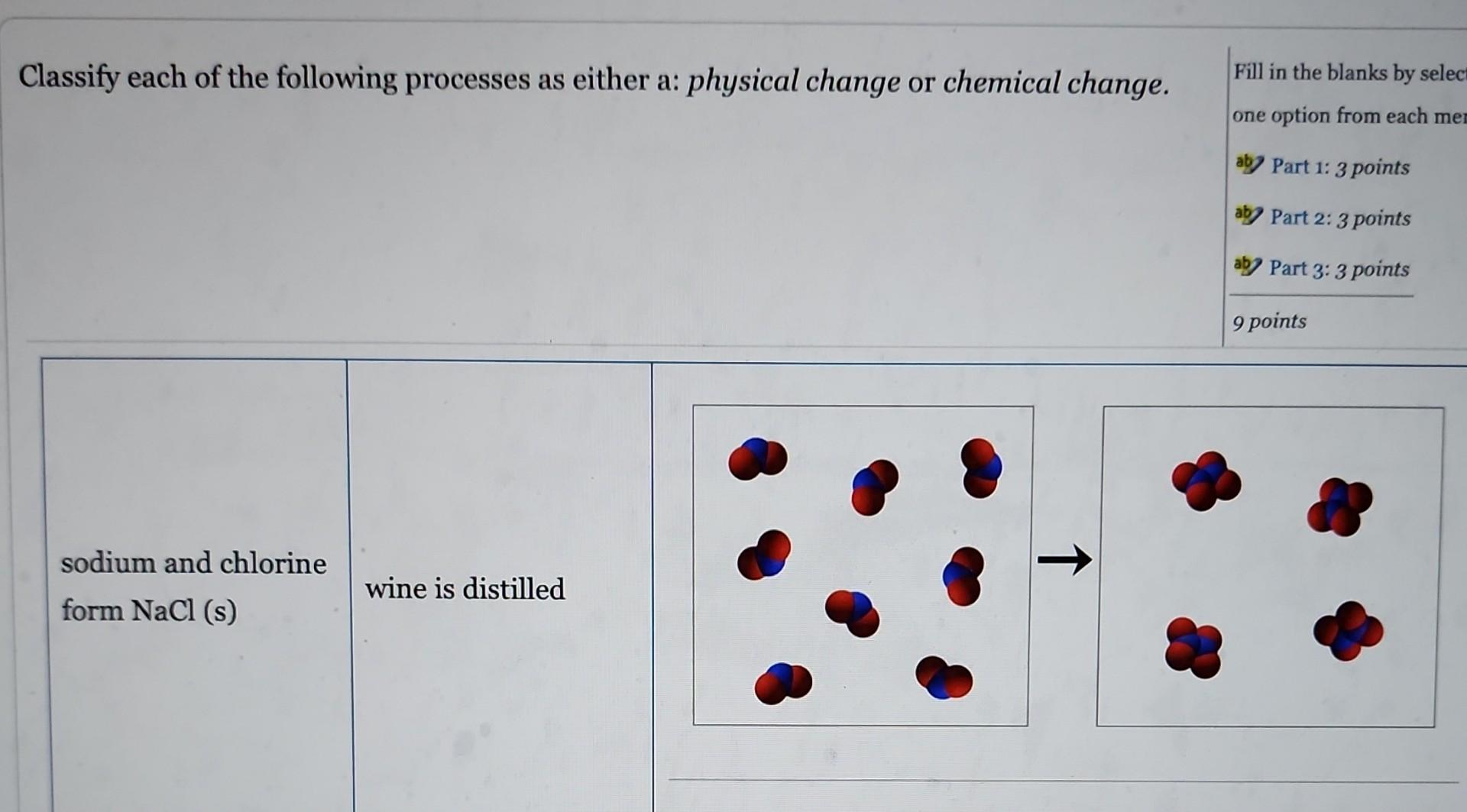 Solved Classify each of the following processes as either a: | Chegg.com