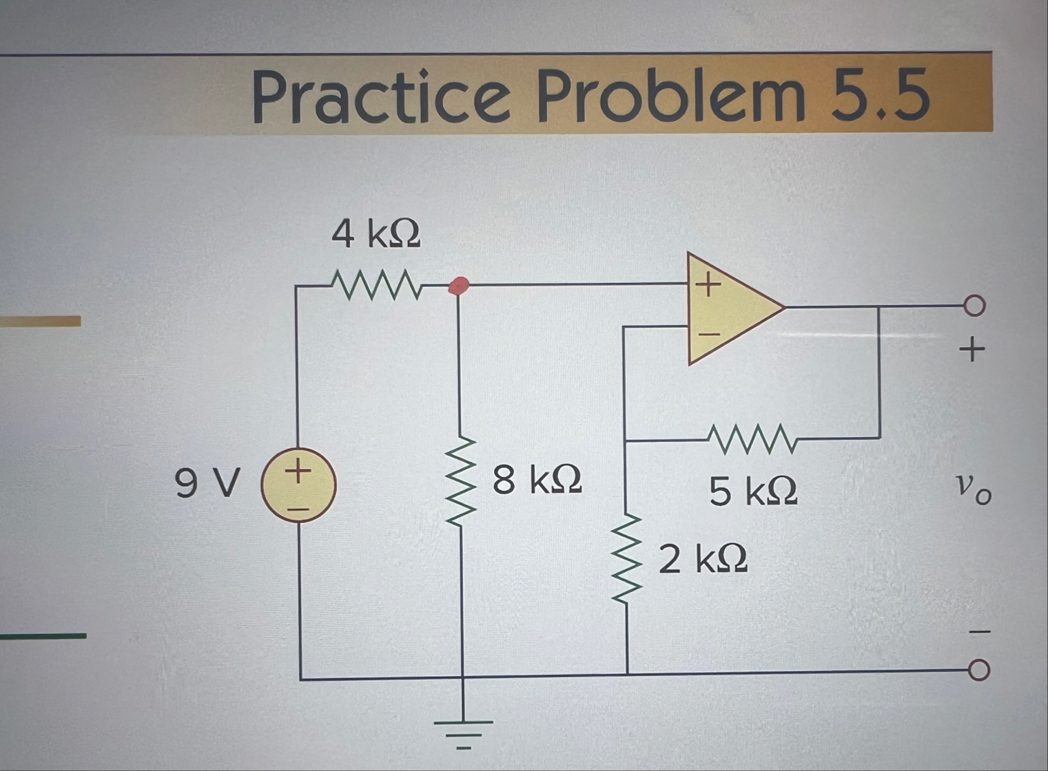 Solved Practice Problem 5.5Calculate v0 ﻿in the circuit of | Chegg.com