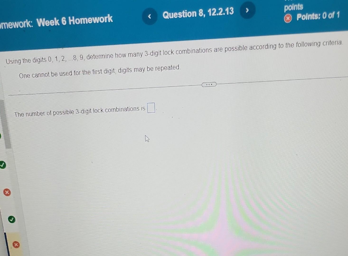 Solved Using the digits 0,1,2,…8,9, determine how many | Chegg.com