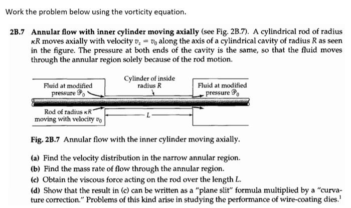 Solved Work the problem below using the vorticity equation. | Chegg.com