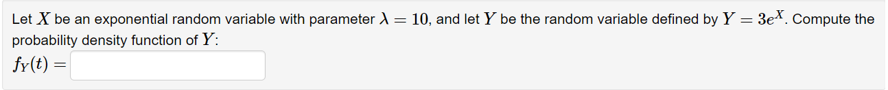 Let X ﻿be An Exponential Random Variable With 0791