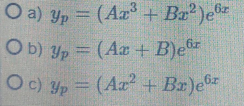 Solved For the inhomogeneous linear differential equation | Chegg.com