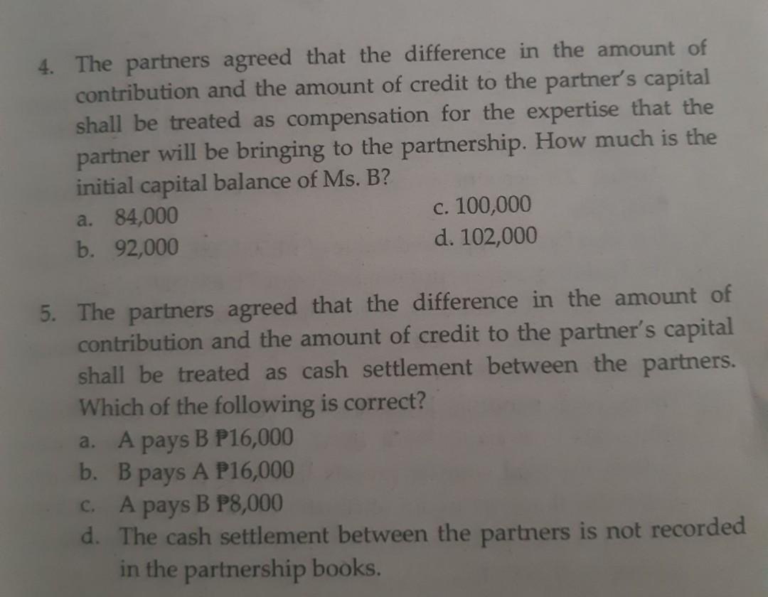 Solved PROBLEM 4: MULTIPLE CHOICE-COMPUTATIONAL 1. Triangle, | Chegg.com