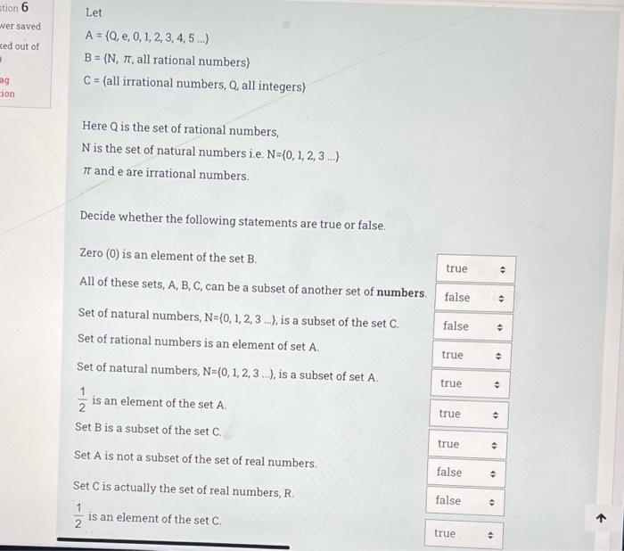 Solved Sets A and B have five elements in common i.e. their | Chegg.com