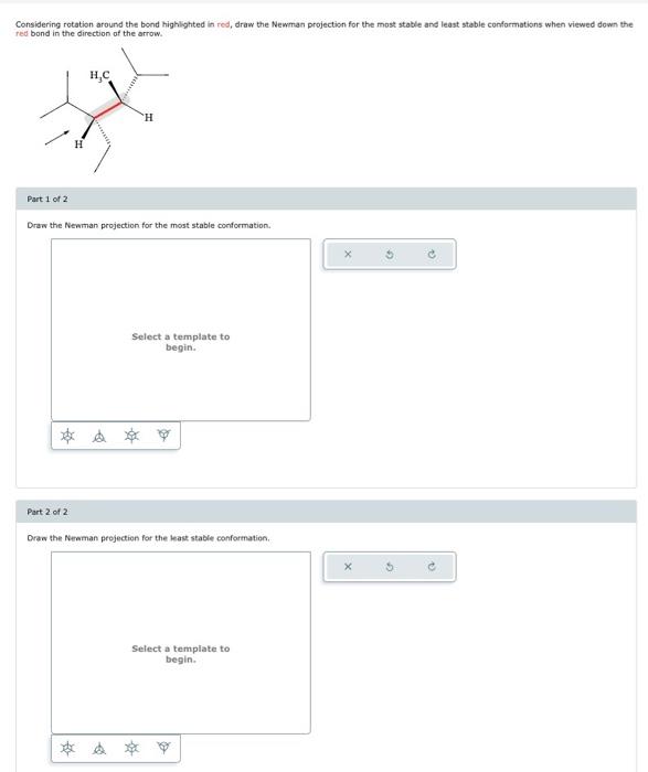 Solved Considering rotation around the bond highlighted in | Chegg.com