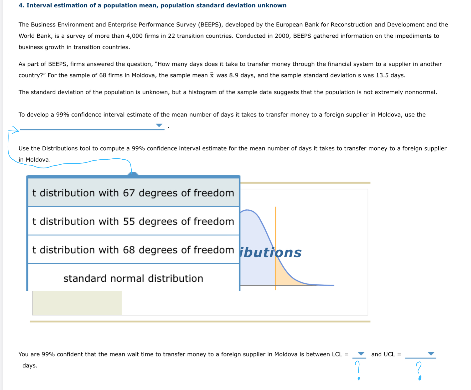 Solved Interval estimation of a population mean, population | Chegg.com