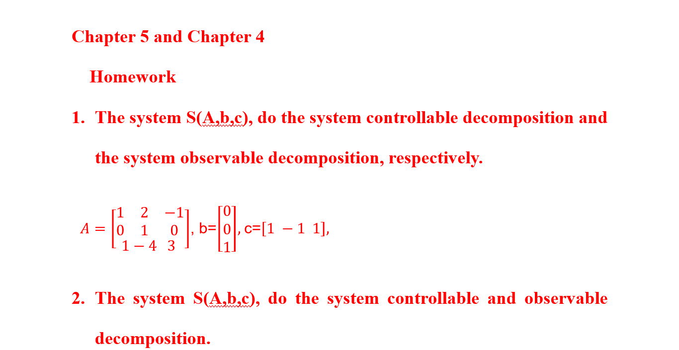 Solved Chapter 5 and Chapter 4HomeworkThe system | Chegg.com Solved Chapter 5 and Chapter 4HomeworkThe system | Chegg.com