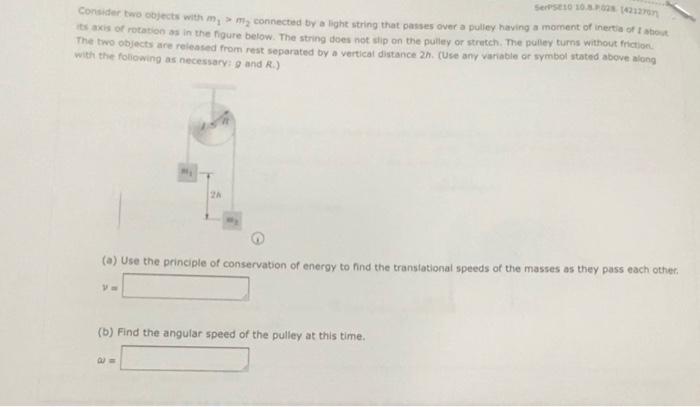[solved] Consider Two Objects With M {1} M {2} Conne