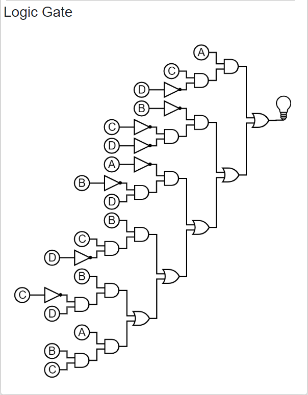 Solved Can this circuit be built in tinkercadLogic Gate | Chegg.com