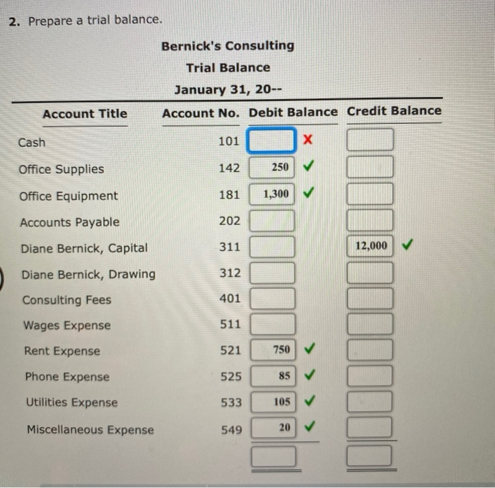 General Ledger Accounts Set up T accounts for each of | Chegg.com