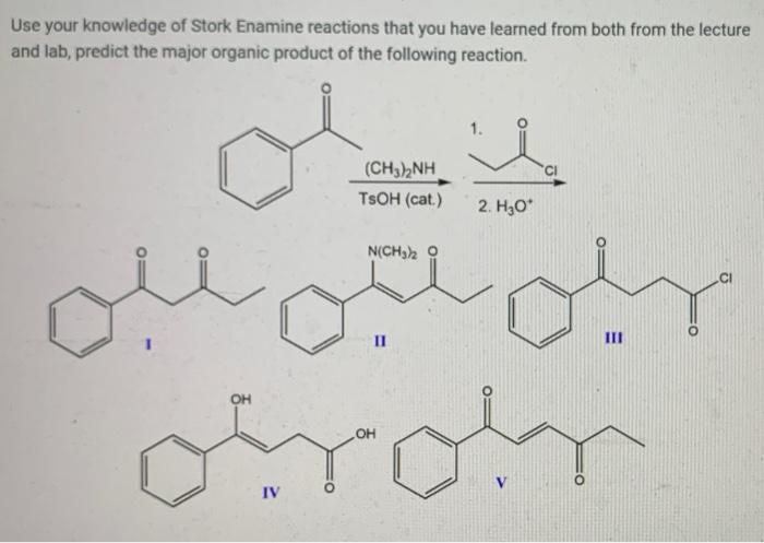 Solved Use your knowledge of Stork Enamine reactions that | Chegg.com