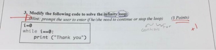 Solved 3, Modify the following code to solve the infinity | Chegg.com