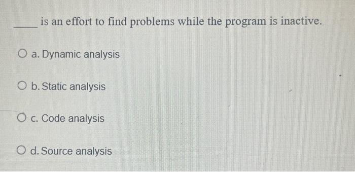 Solved Is An Attempt To Find Errors Or Vulnerabilities In