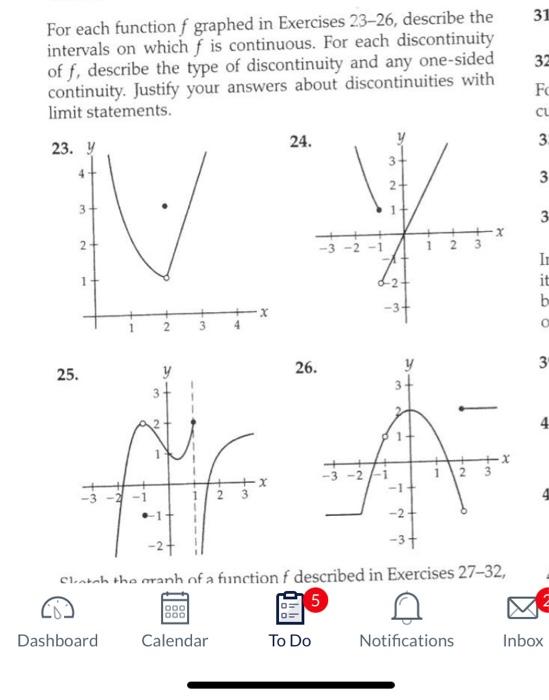 Solved For each function f graphed in Exercises 23-26, | Chegg.com