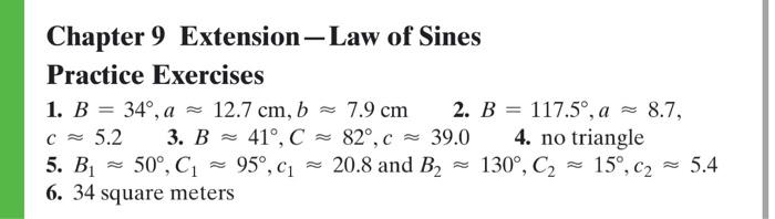 Solved - 51 EXAMPLE 4 Solving an SSA Triangle Using the Law | Chegg.com