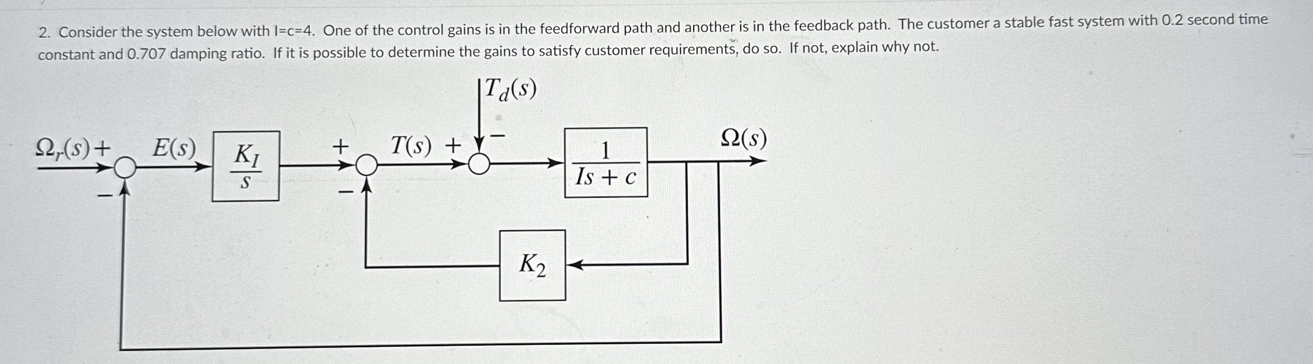 Solved Consider the system below with I=c=4. ﻿One of the | Chegg.com