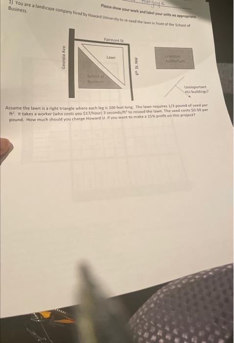 Solved Pleace show roor work and bet your units is | Chegg.com