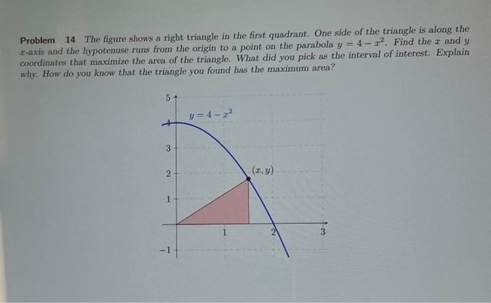 Solved Problem 14 The Figure Shows A Right Triangle In The Chegg