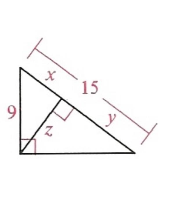 Solved Solve for X, Y, and Z | Chegg.com