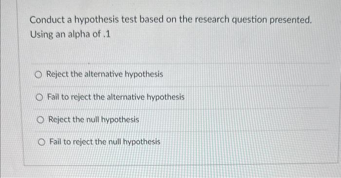 Solved Research Question: Are people less happy if they work | Chegg.com