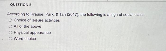 Solved According to Krause, Park, \& Tan (2017), the | Chegg.com