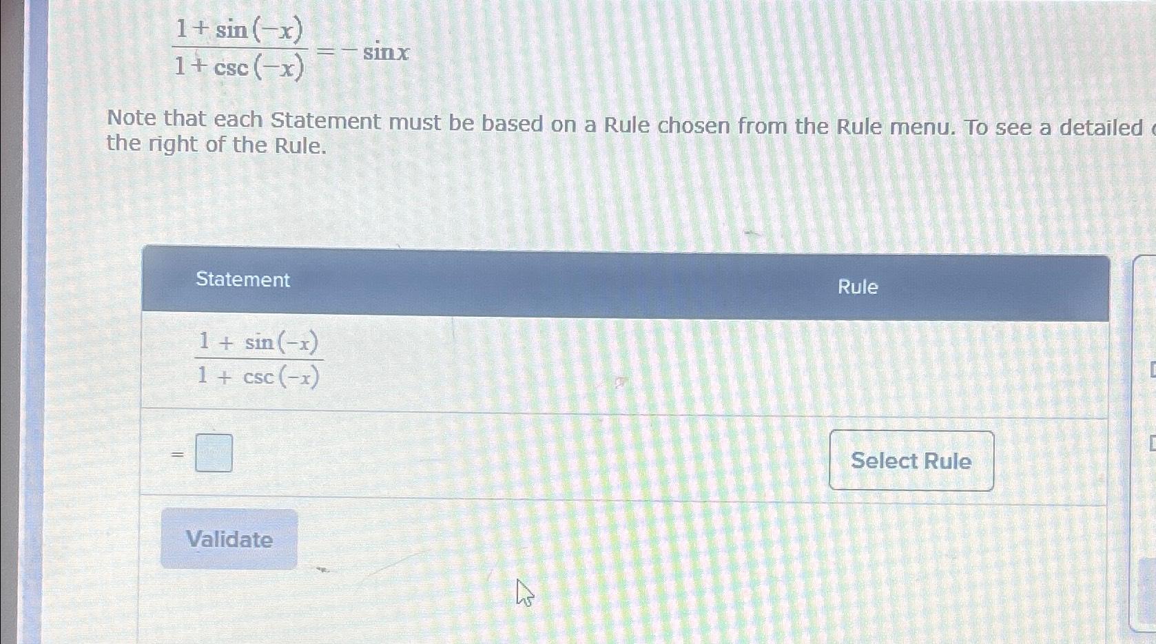 Solved Prove the identity. Rules include: algebra, | Chegg.com