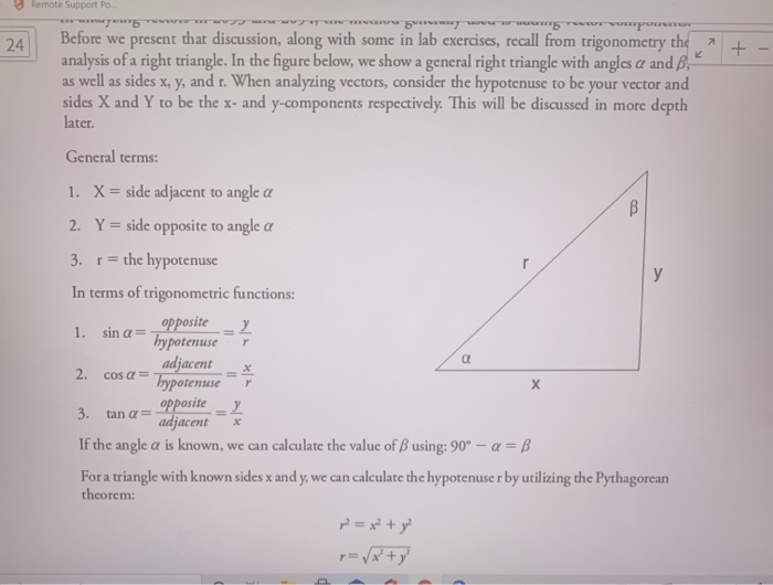 Solved Exercises For Right Triangle Analysis Task 1 Chegg