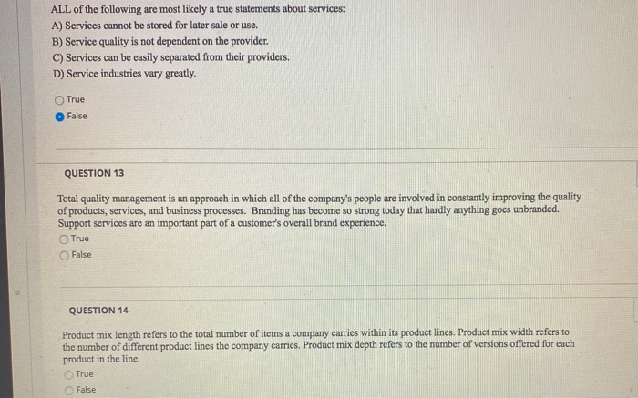 Solved ALL of the following are most likely a true | Chegg.com