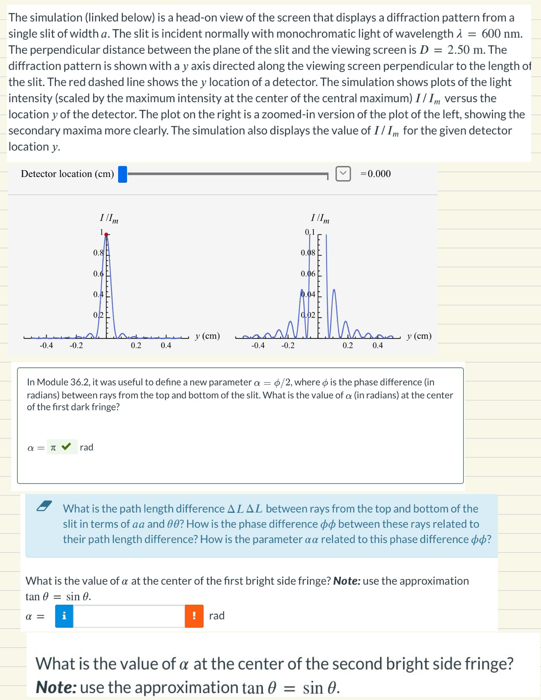 Solved The simulation (linked below) ﻿is a head-on view of | Chegg.com