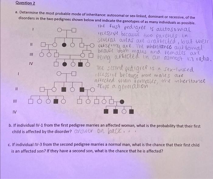 Solved Question 2 1 Iii A Determine The Most Probable Mode