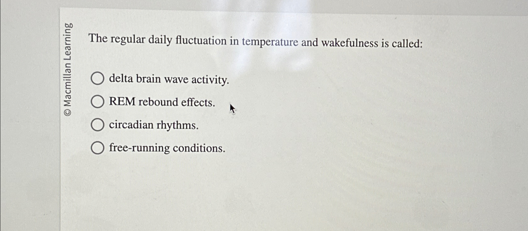 Solved The regular daily fluctuation in temperature and | Chegg.com
