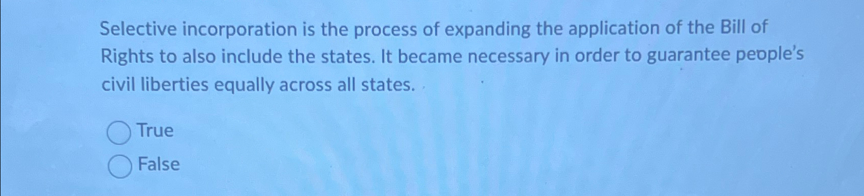Solved Selective incorporation is the process of expanding | Chegg.com