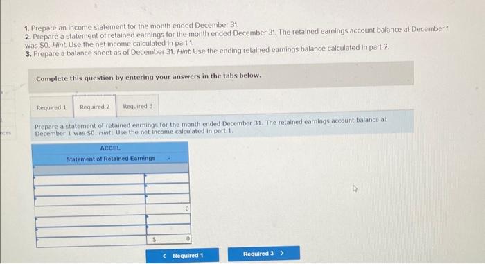 Solved Tableau DA 2-3: Mini-Case, Preparing an income | Chegg.com