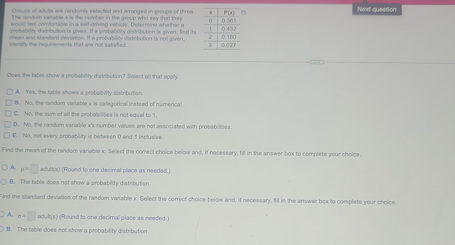 Solved This question 1 points possible Multiple-choice | Chegg.com