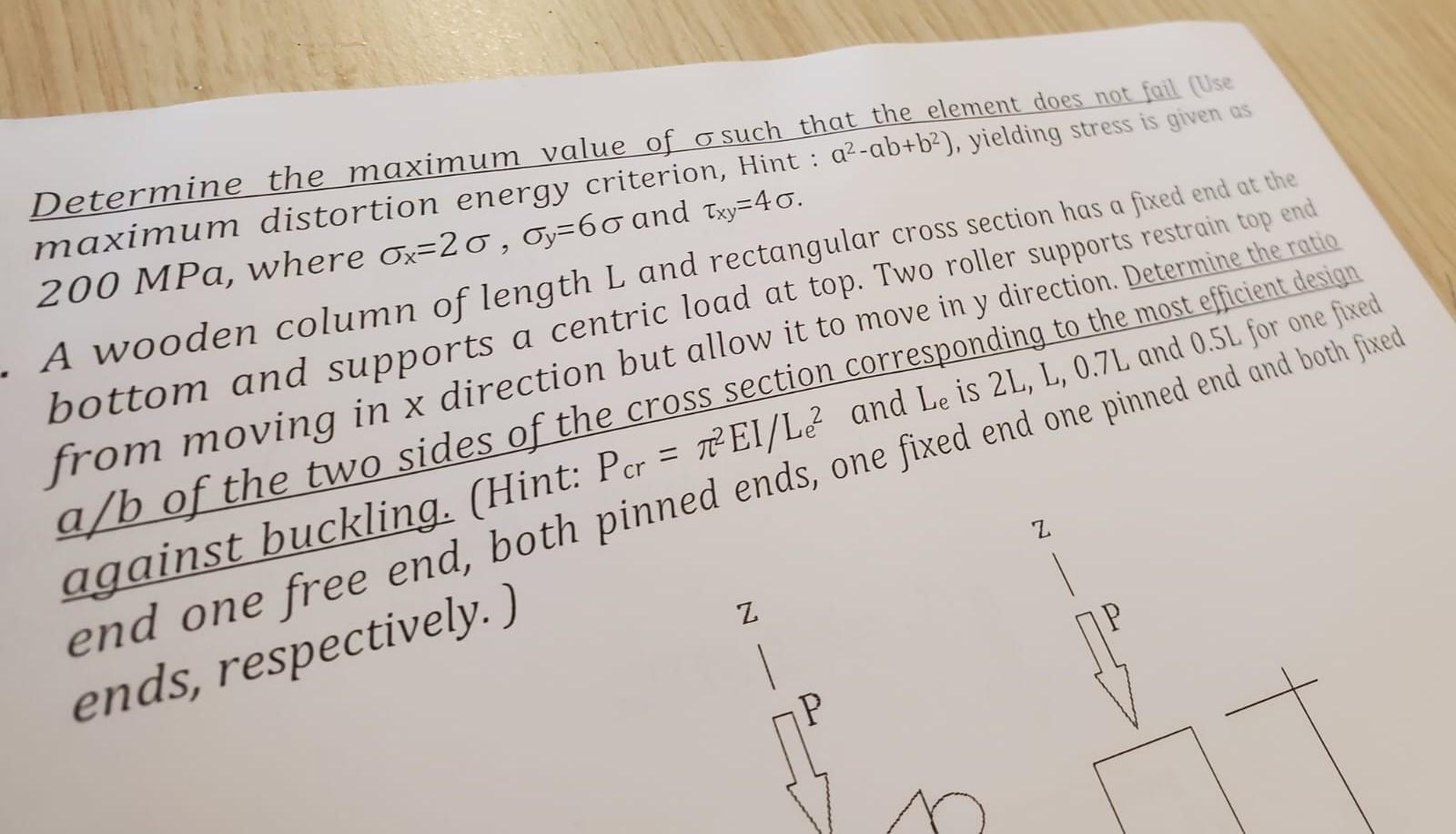 Solved Determine the maximum value of σ such that the | Chegg.com